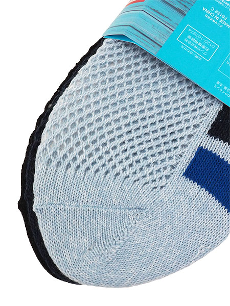 GUNZE(グンゼ)EDWIN(エドウィン)Cool 紳士ショートソックス 3PACK 足首にライン ネットでインナー